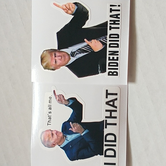 stickers | Games | Biden Trump Strikes Did That | Poshmark